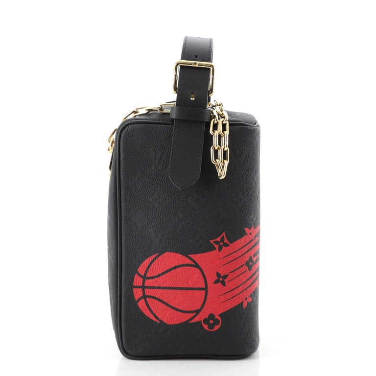 Louis Vuitton LV x NBA Cloakroom Dopp Kit Printed Monogram Embossed ...