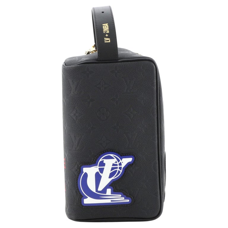 Louis Vuitton LV x NBA Cloakroom Dopp Kit Printed Monogram Embossed ...