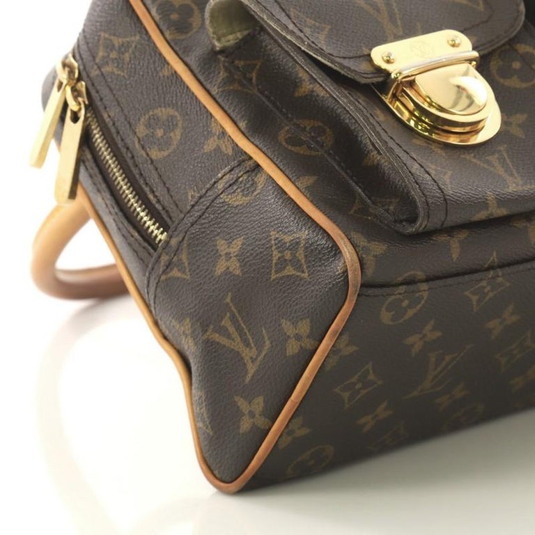 Louis Vuitton Manhattan Handbag Monogram Canvas PM at 1stDibs