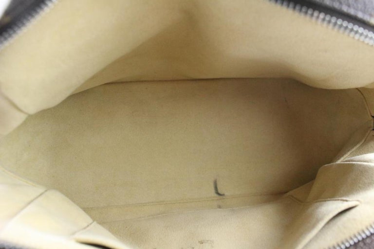 Louis Vuitton Manhattan Monogram Pm 865866 Brown Coated Canvas Satchel For Sale at 1stDibs