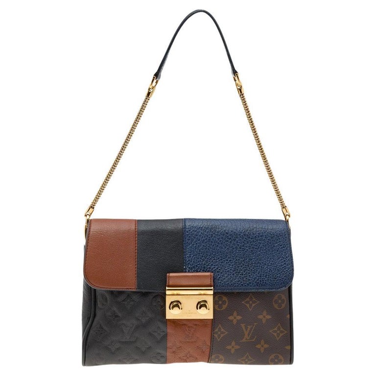 Louis Vuitton Marine Monogram Leather Limited Edition Blocks Plate Bag ...