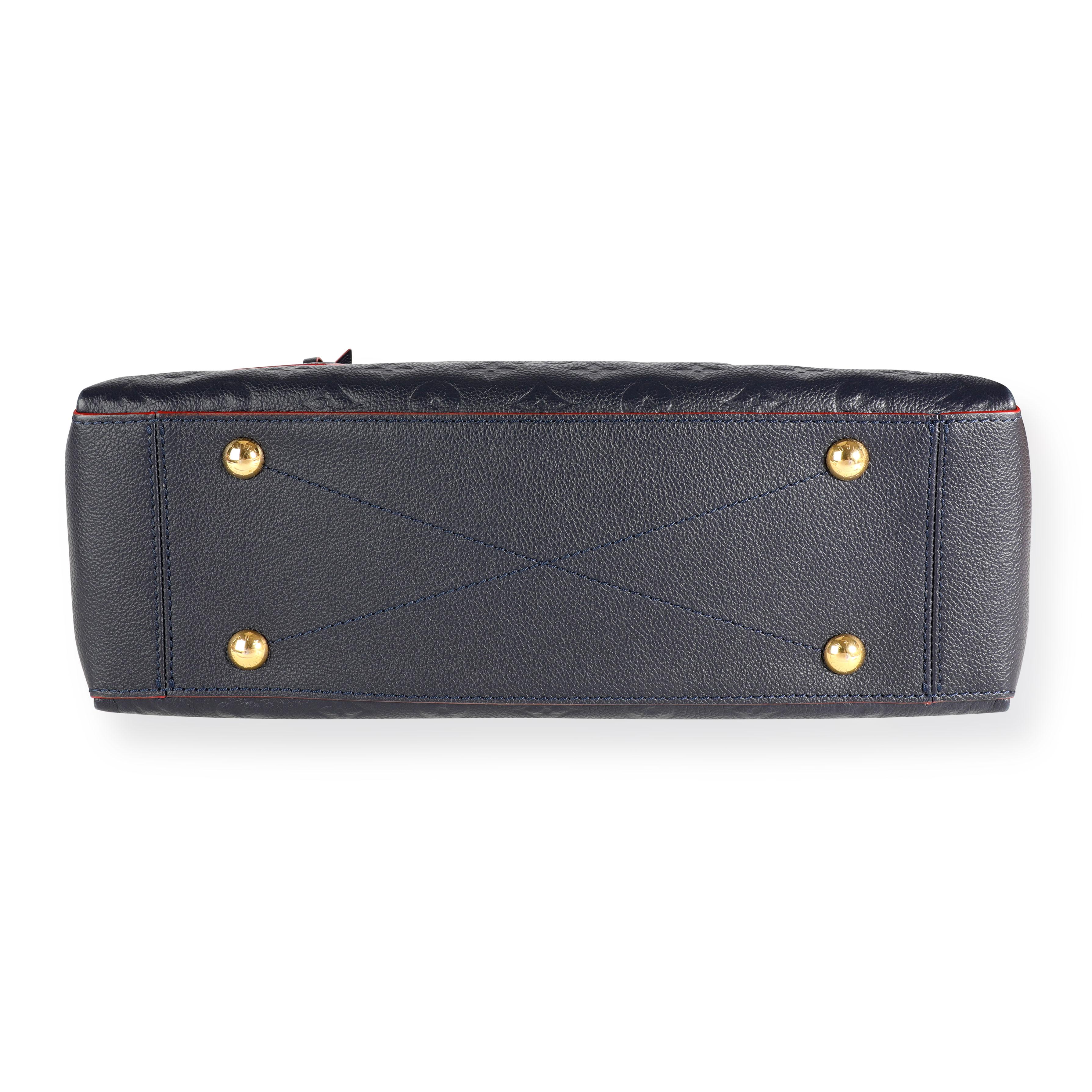 Louis Vuitton Marine Rouge Monogram Empreinte Surène MM For Sale at ...