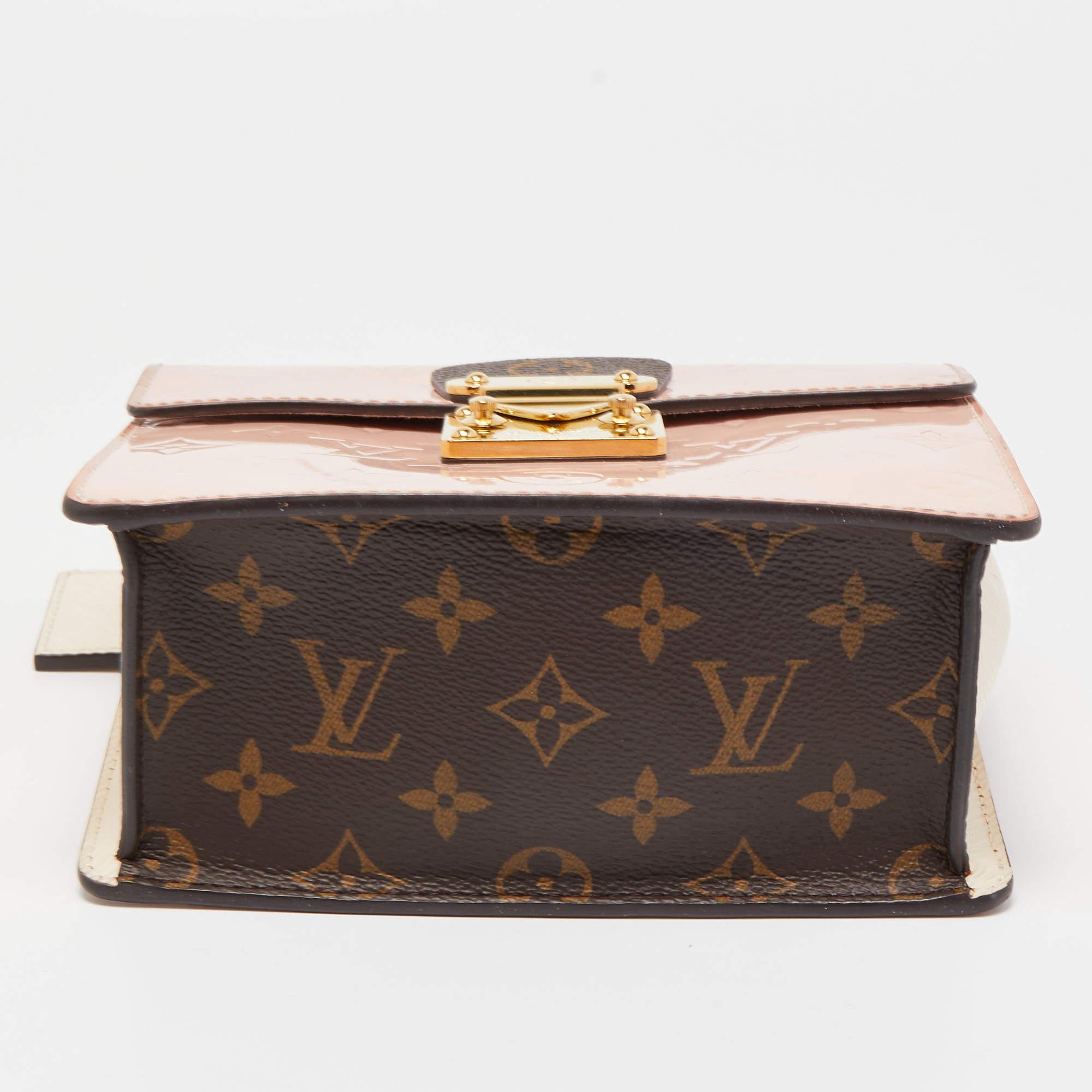 Louis Vuitton Marsmallow Monogram Vernis Spring Street Bag For Sale at ...