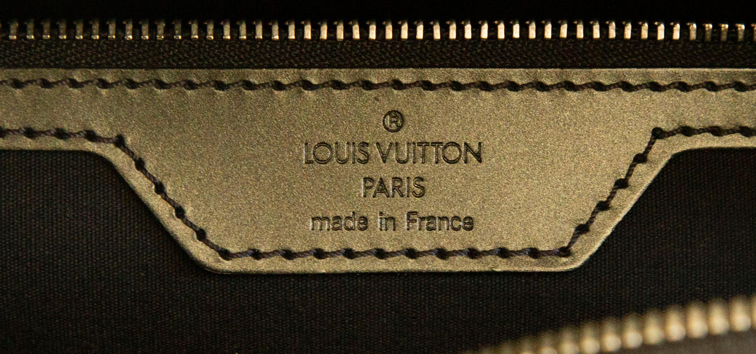 Louis Vuitton Mat Malden Metallic Dark Gray Monogram Top Handle ...