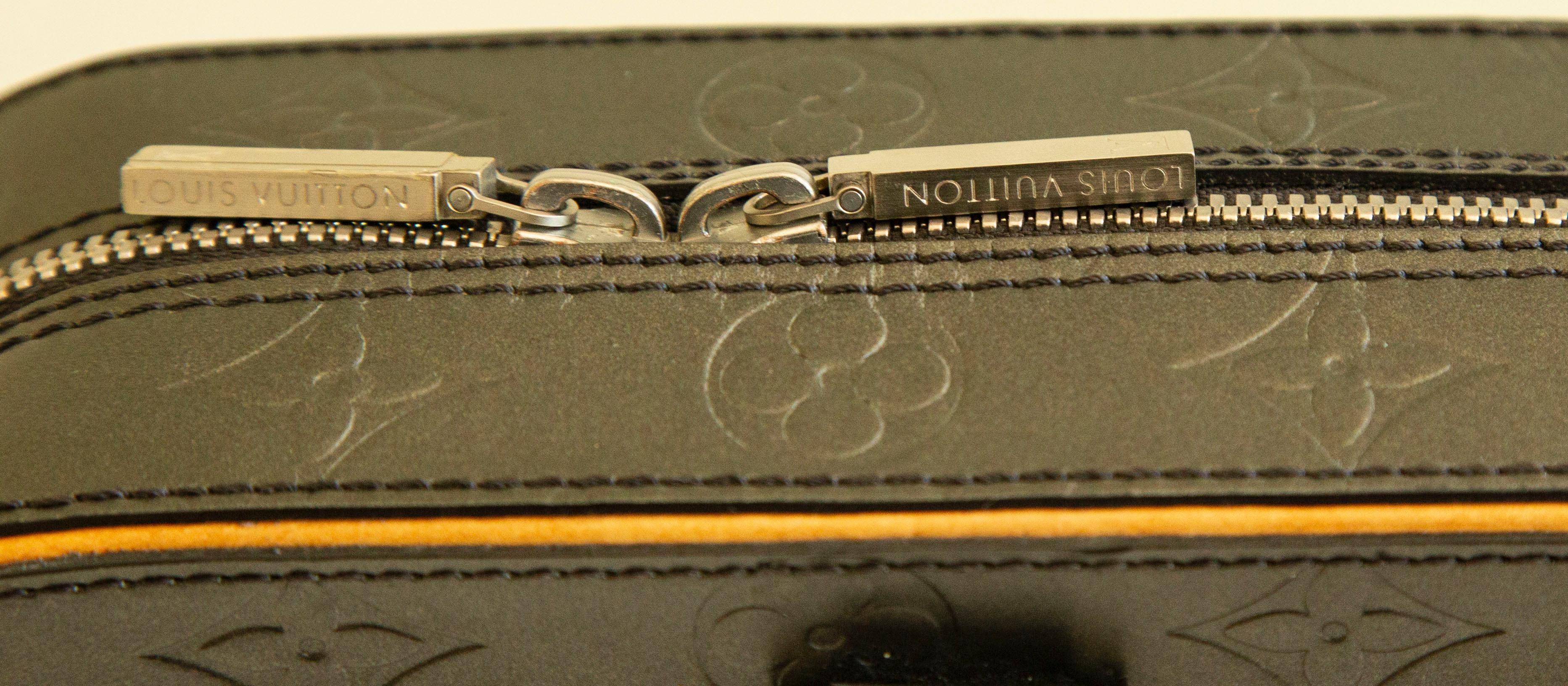Louis Vuitton Mat Malden Metallic Dark Gray Monogram Top Handle ...