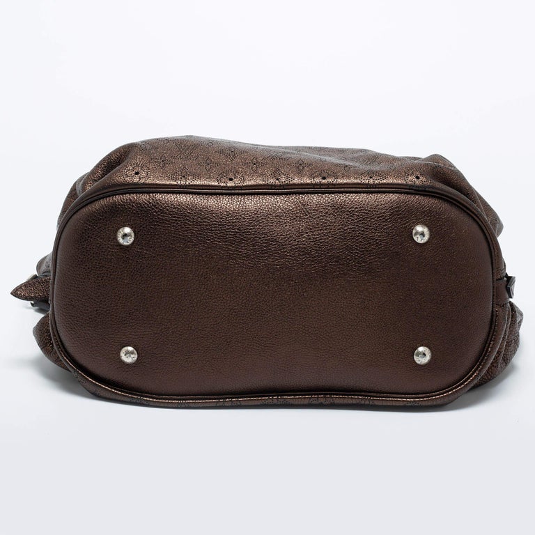 Louis Vuitton Metallic Mordore Monogram Mahina Leather Surya XL Bag For ...