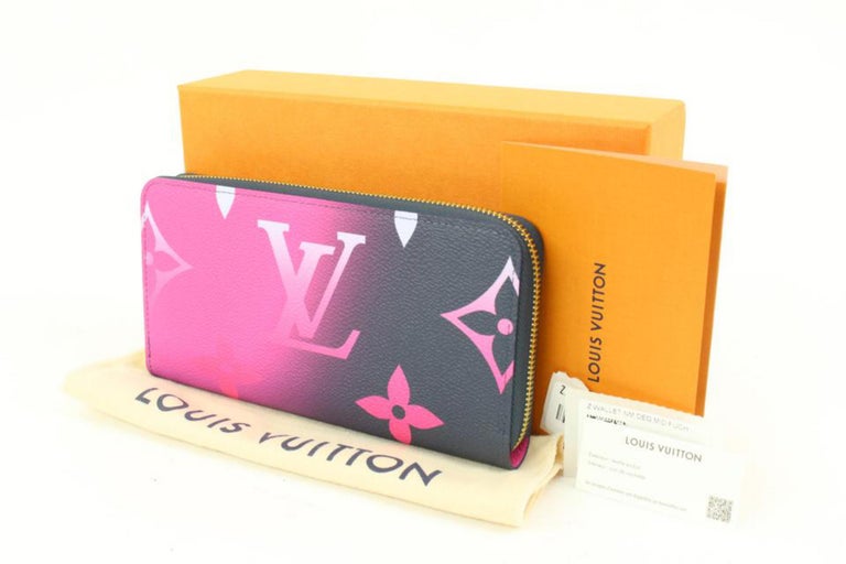 Louis Vuitton Midnight Fuchsia x Multicolor Long Zip Around Wallet ...