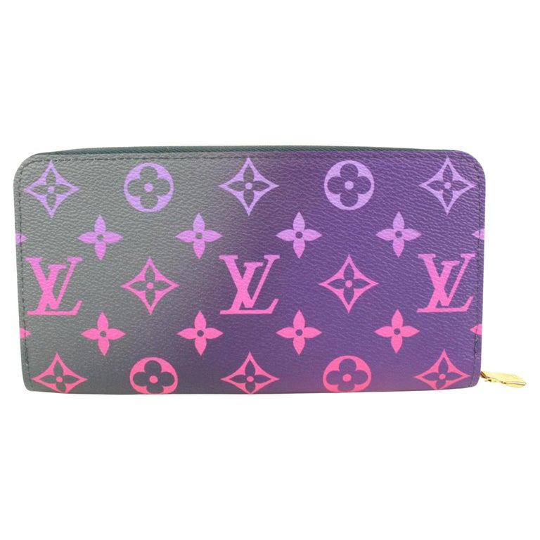 Louis Vuitton Midnight Fuchsia x Multicolor Long Zip Around Wallet ...