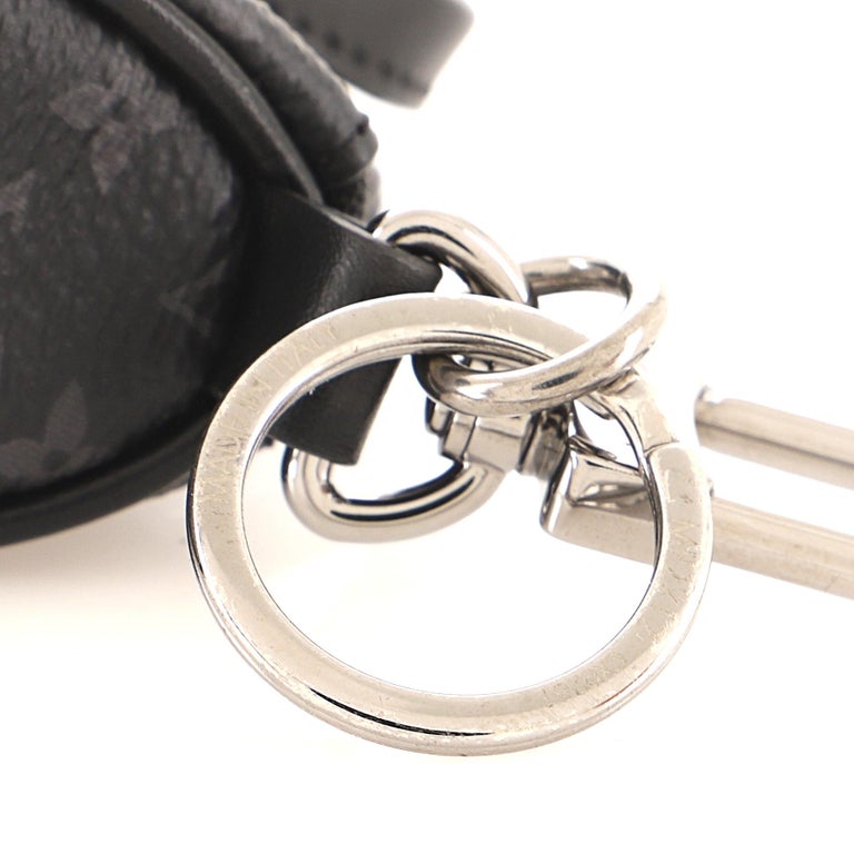 Louis Vuitton Mini Keepall Bag Charm And Key Holder Monogram Eclipse ...