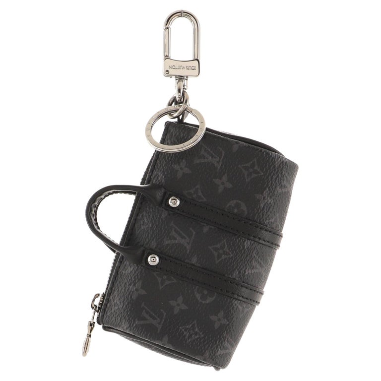 Louis Vuitton Mini Keepall Bag Charm And Key Holder Monogram Eclipse ...