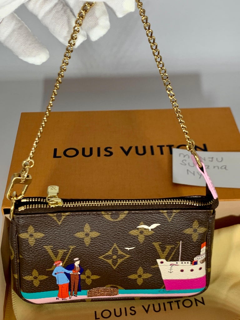 Louis Vuitton Mini Pochette Handbag Limited Edition Designer Monogram ...