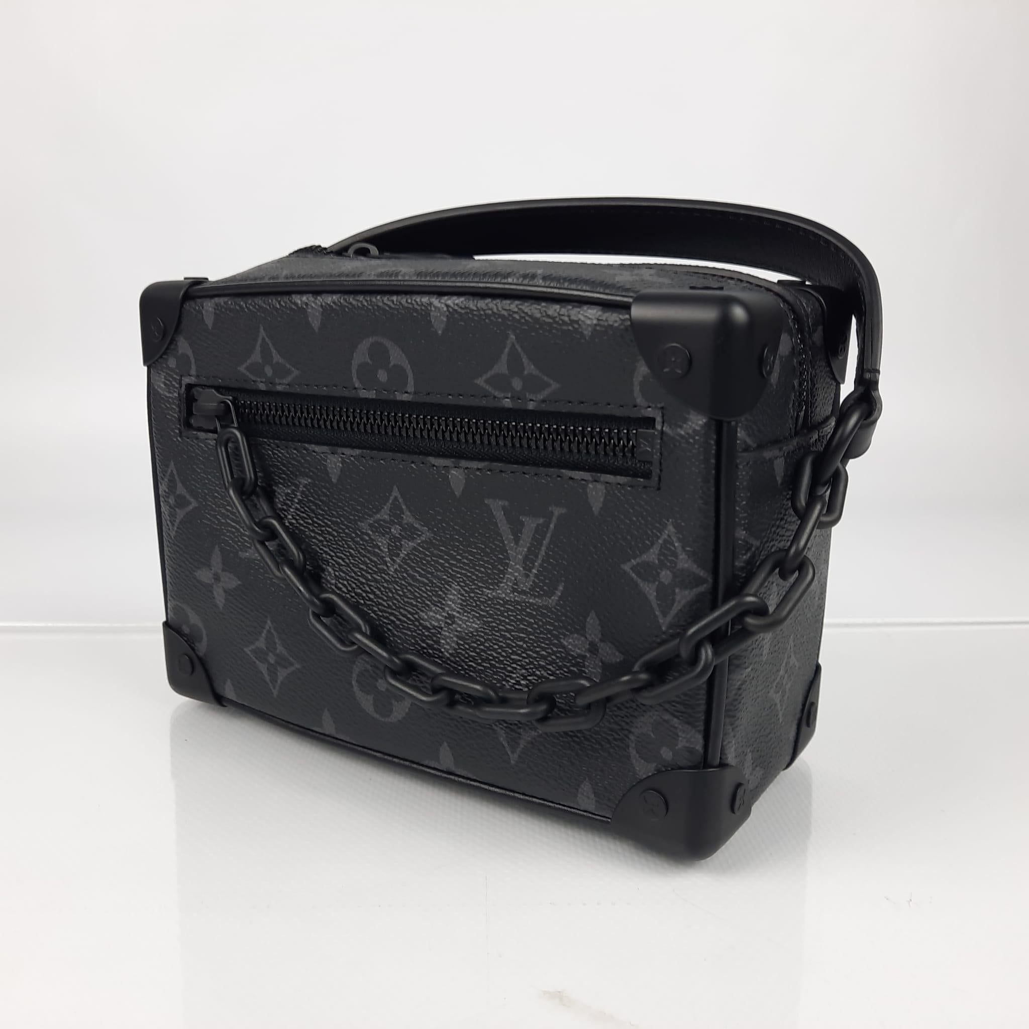 Louis Vuitton Mini Soft Trunk Monogram Eclipse Canvas For Sale at 1stDibs