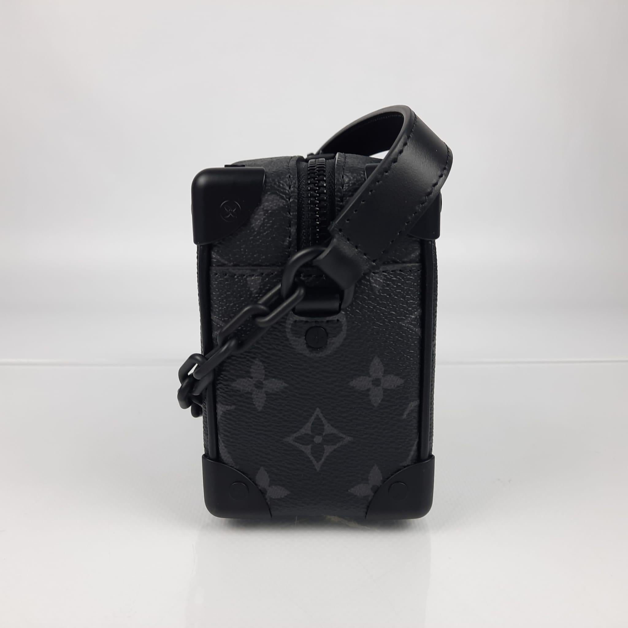 Louis Vuitton Mini Soft Trunk Monogram Eclipse Canvas For Sale at 1stDibs