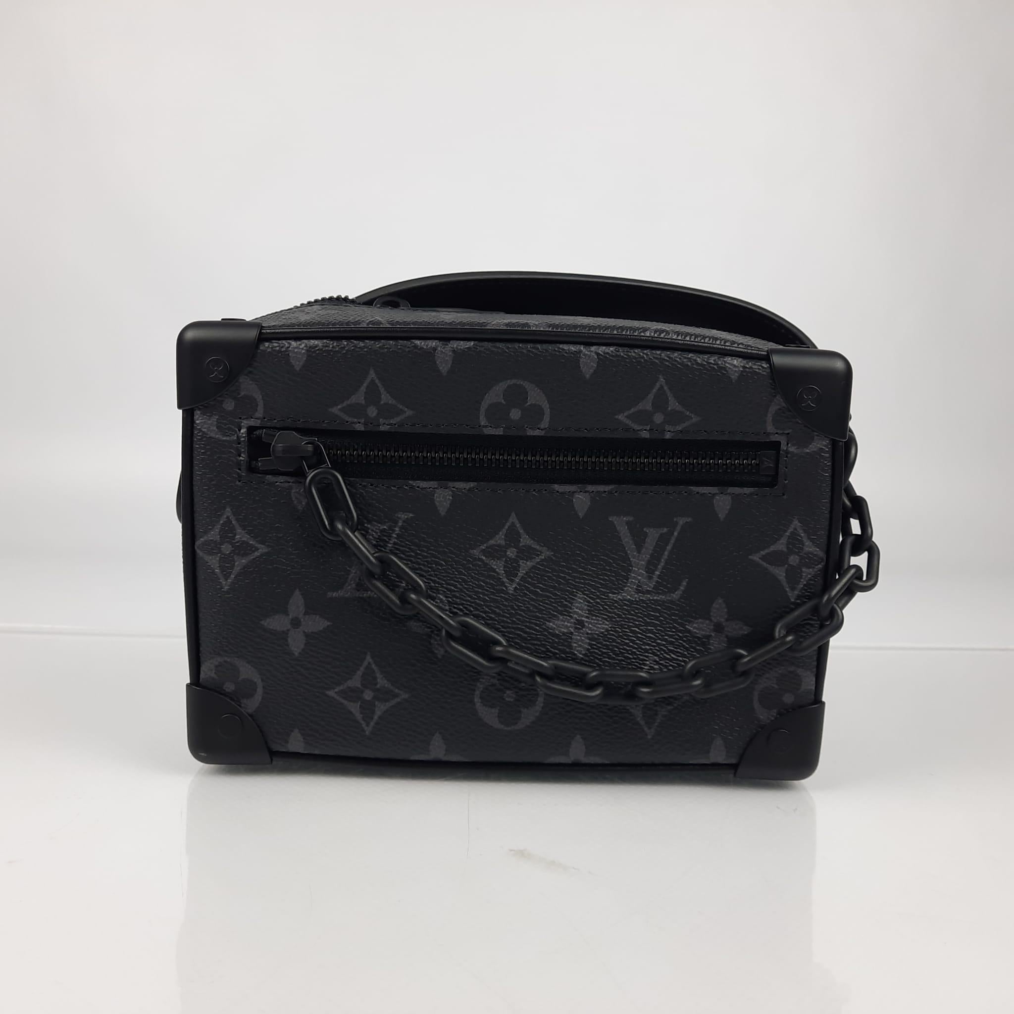 Louis Vuitton Mini Soft Trunk Monogram Eclipse Canvas For Sale at 1stDibs