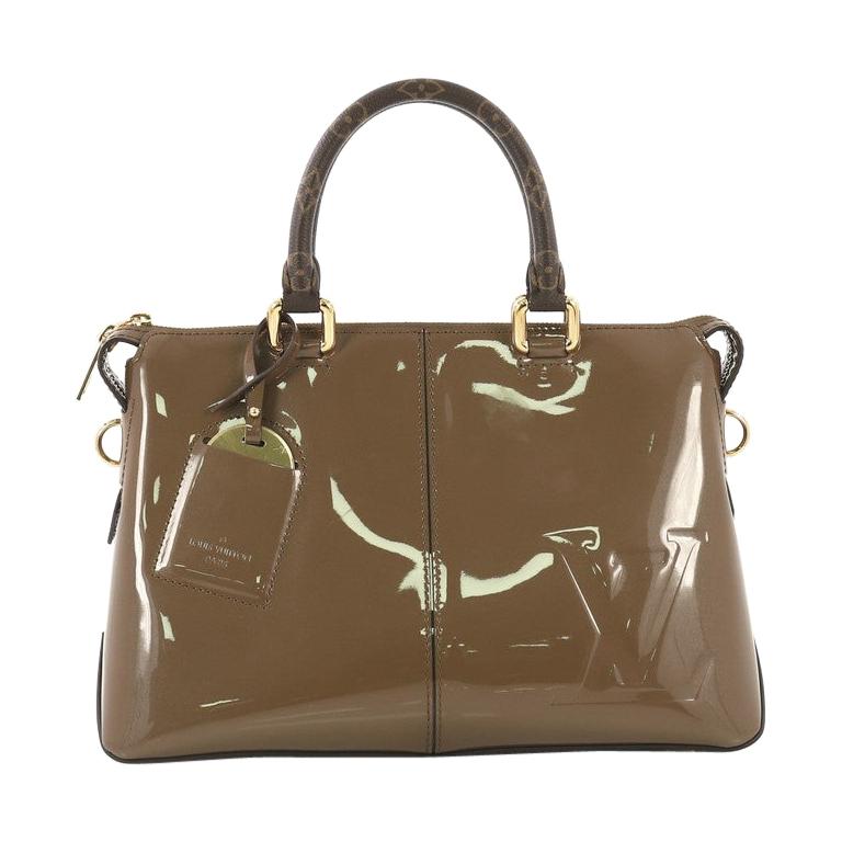 Louis Vuitton Miroir Handbag Vernis With Monogram Canvas at 1stDibs