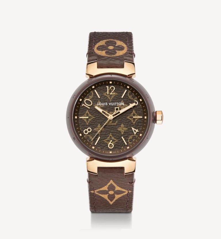 Louis Vuitton, Monogram 39,5, Montre Tambour For Sale at 1stDibs