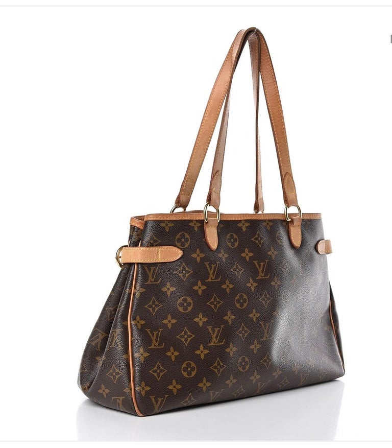 LOUIS VUITTON Monogram Batignolles Horizontal Brown Tote at 1stDibs