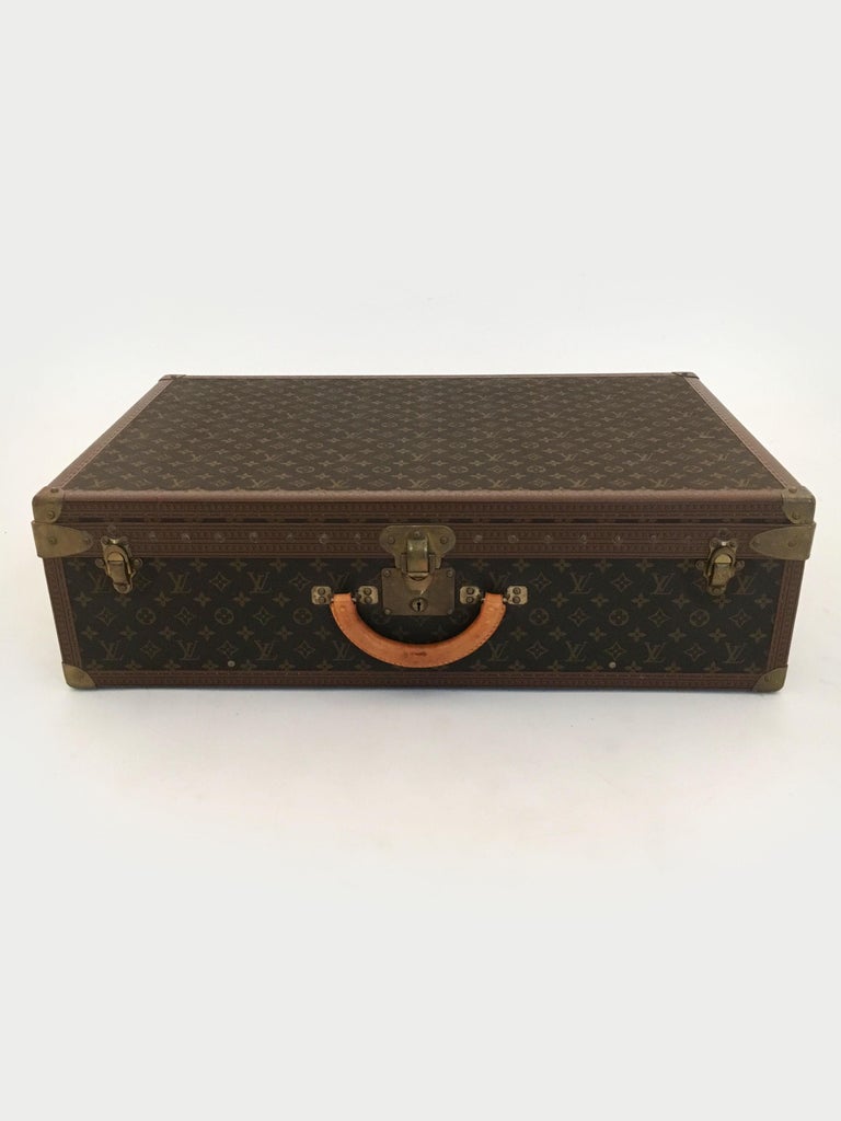 Louis Vuitton Monogram Canvas Alzer Suitcase Trunk Collection "Pyramid ...