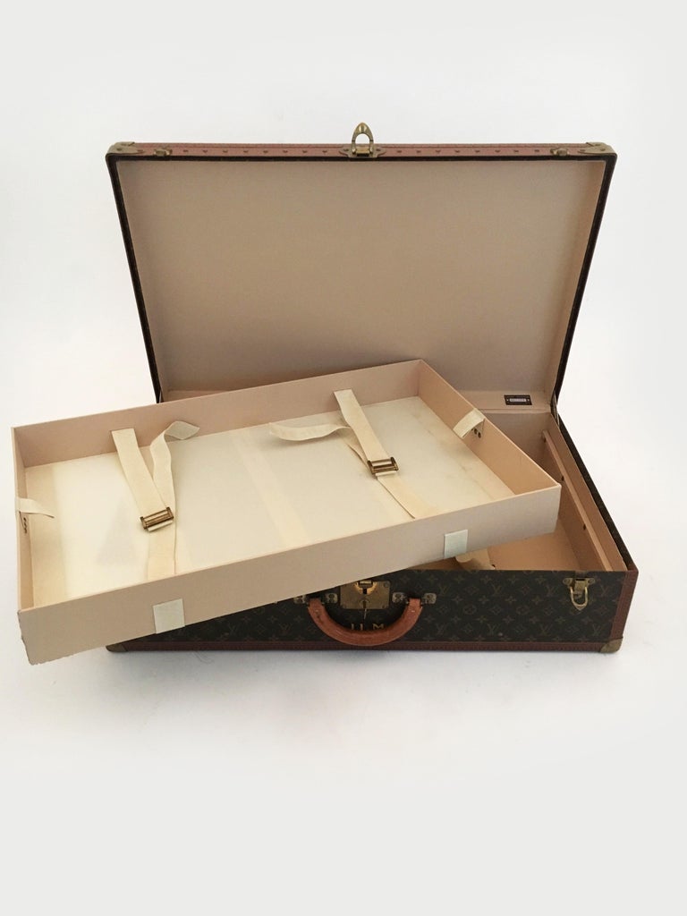 Louis Vuitton Monogram Canvas Alzer Suitcase Trunk Collection "Pyramid ...