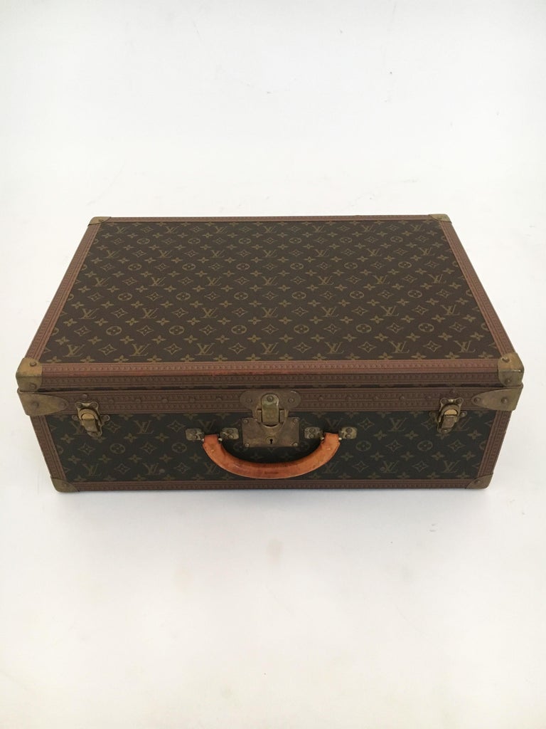 Louis Vuitton Monogram Canvas Alzer Suitcase Trunk Collection "Pyramid ...