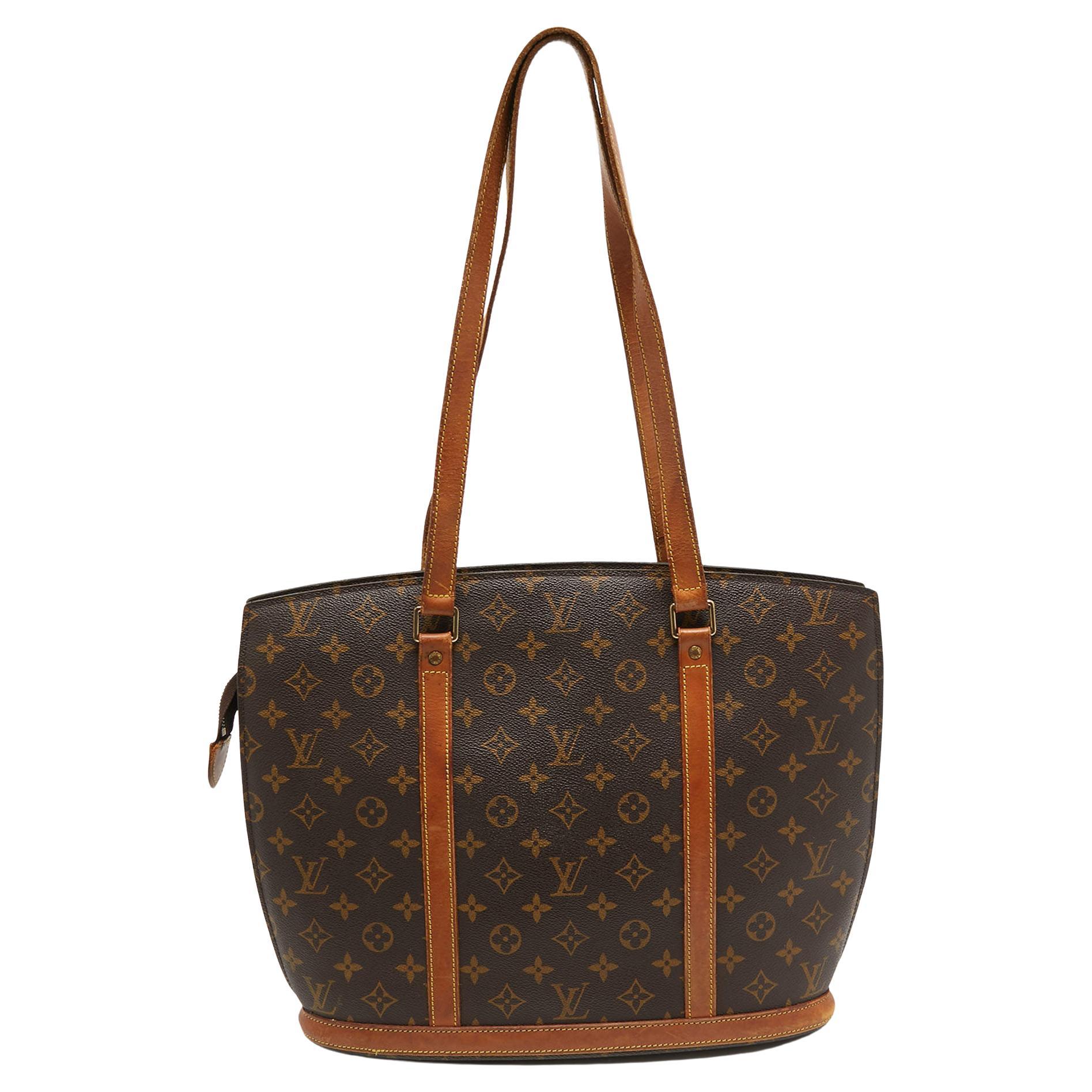 Louis Vuitton Monogram Canvas and Leather Babylone Bag For Sale at 1stDibs