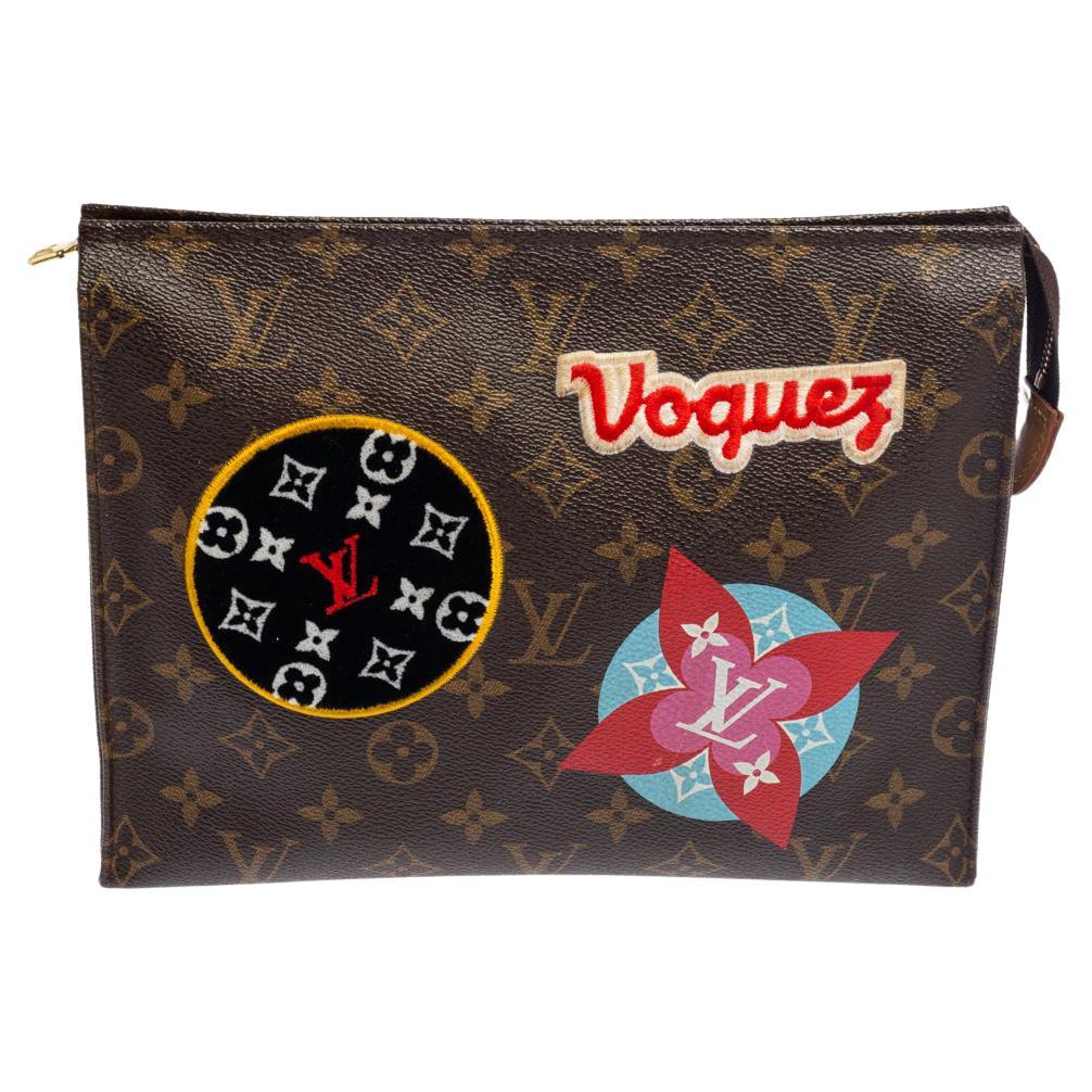 Louis Vuitton Monogram Canvas City Patches Toiletry Pouch at 1stDibs