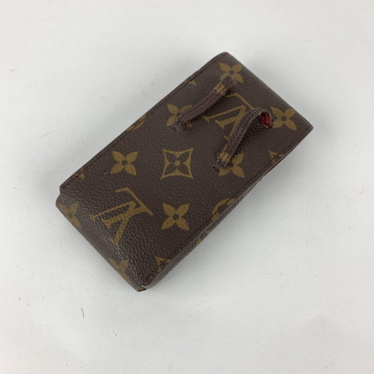 Louis Vuitton Monogram Canvas Etui Phone Holder Belt Pouch For Sale at ...