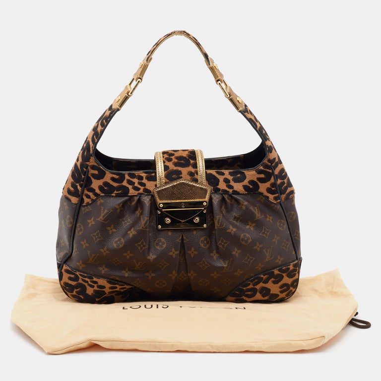Louis Vuitton Monogram Canvas/Karung Calfhair Limited Edition Polly Bag ...