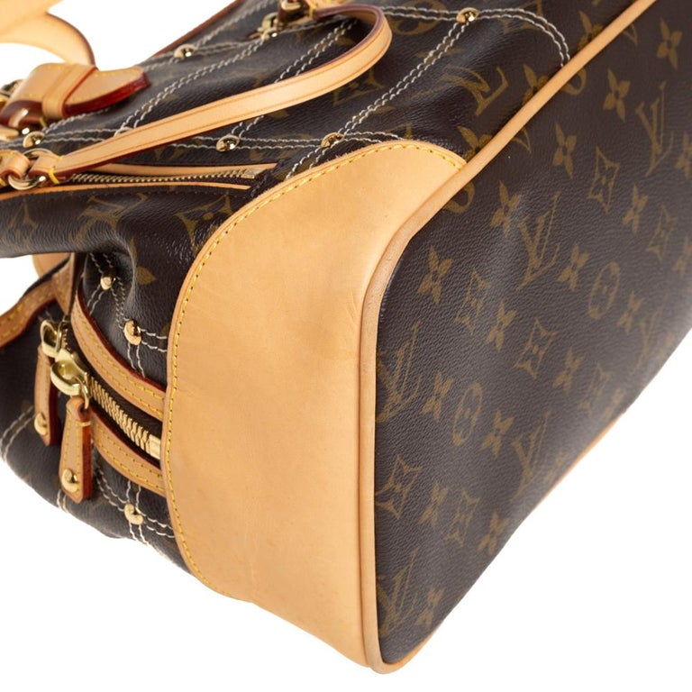 Louis Vuitton Monogram Canvas Limited Edition Riveting Bag at 1stDibs