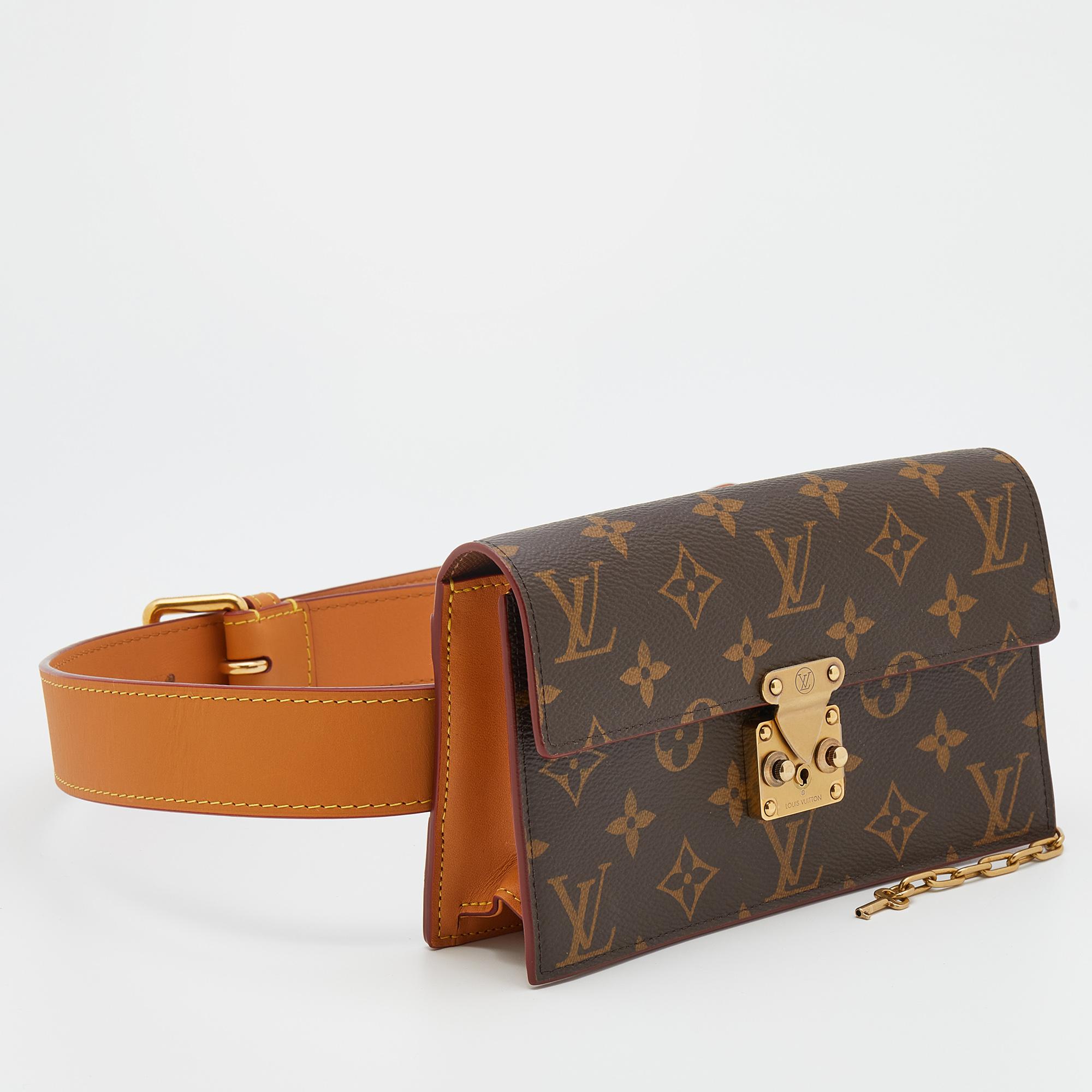 Louis Vuitton Monogram Canvas S Lock Belt Bag at 1stDibs | lv s lock bag