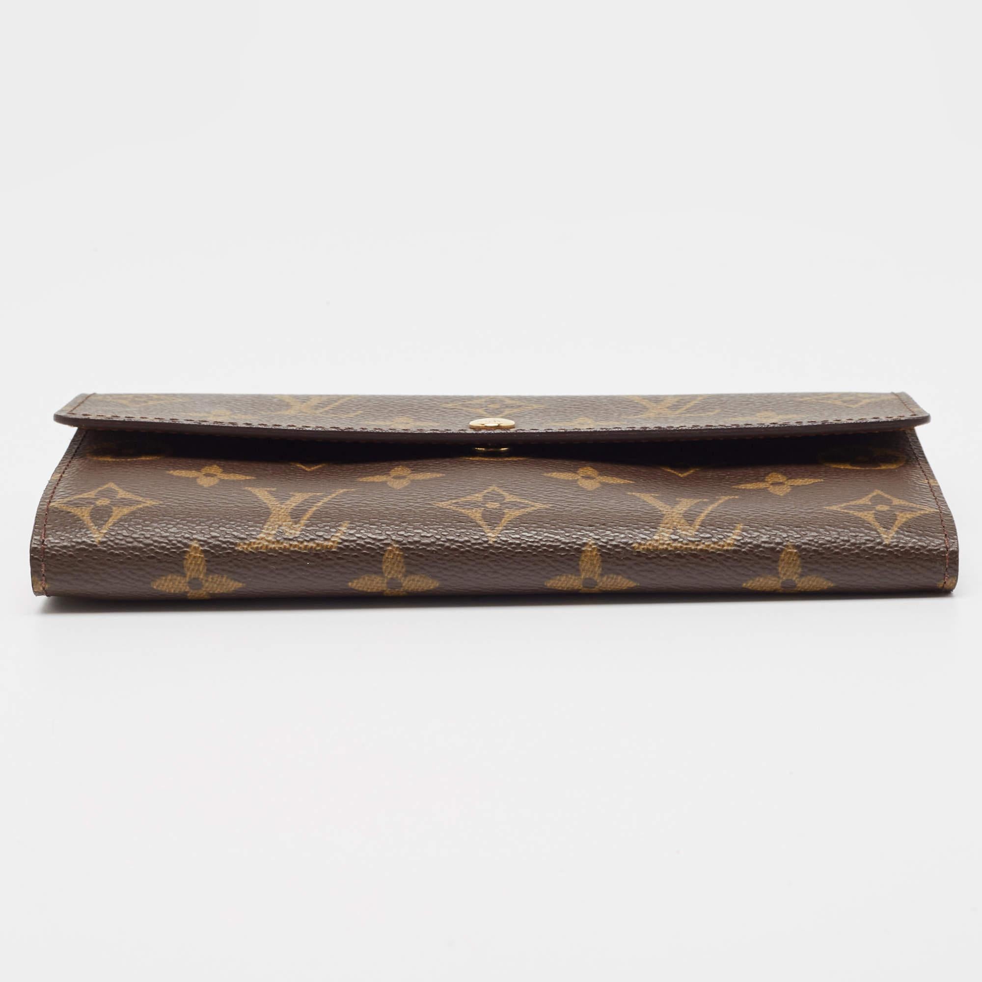 Louis Vuitton Monogram Canvas Sarah Wallet For Sale at 1stDibs