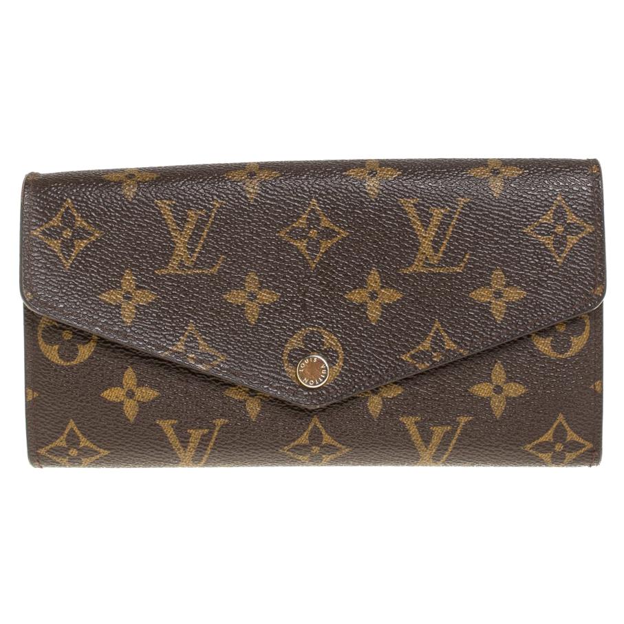 Louis Vuitton Monogram Canvas Sarah Wallet at 1stDibs