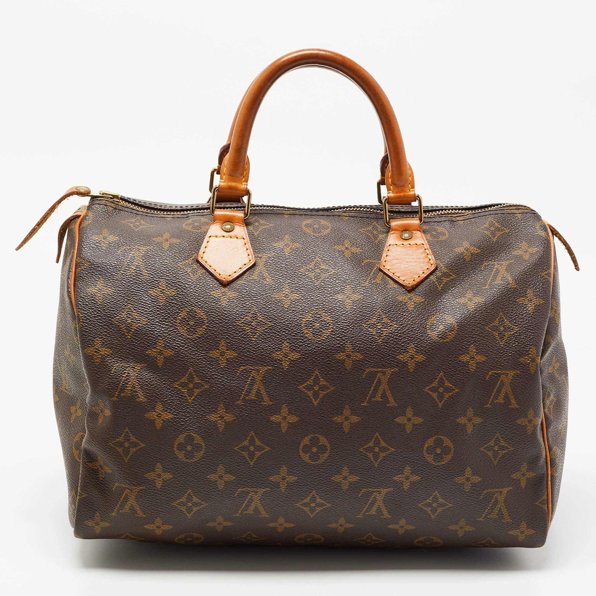 Louis Vuitton Monogram Canvas Speedy 30 Bag For Sale at 1stDibs