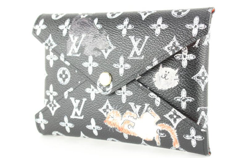 Louis Vuitton Monogram Cat Catogram Kirigami Pochette MM 3LVJ1026 For ...