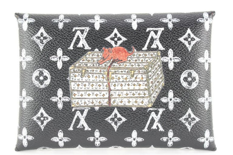 Louis Vuitton Monogram Cat Catogram Kirigami Pochette MM 3LVJ1026 For ...