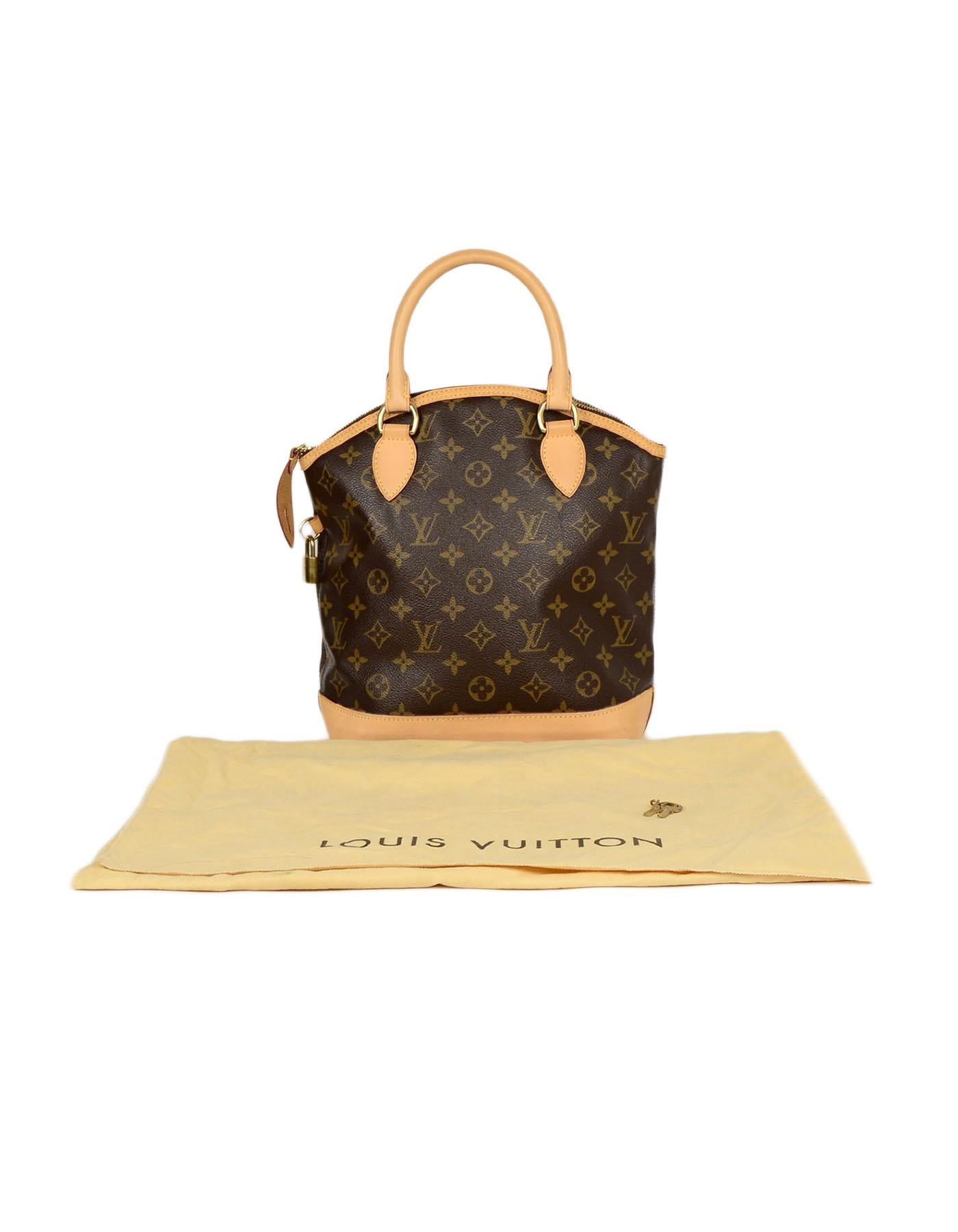 Louis Vuitton Monogram Coated Canvas Lockit PM Bag For Sale at 1stDibs