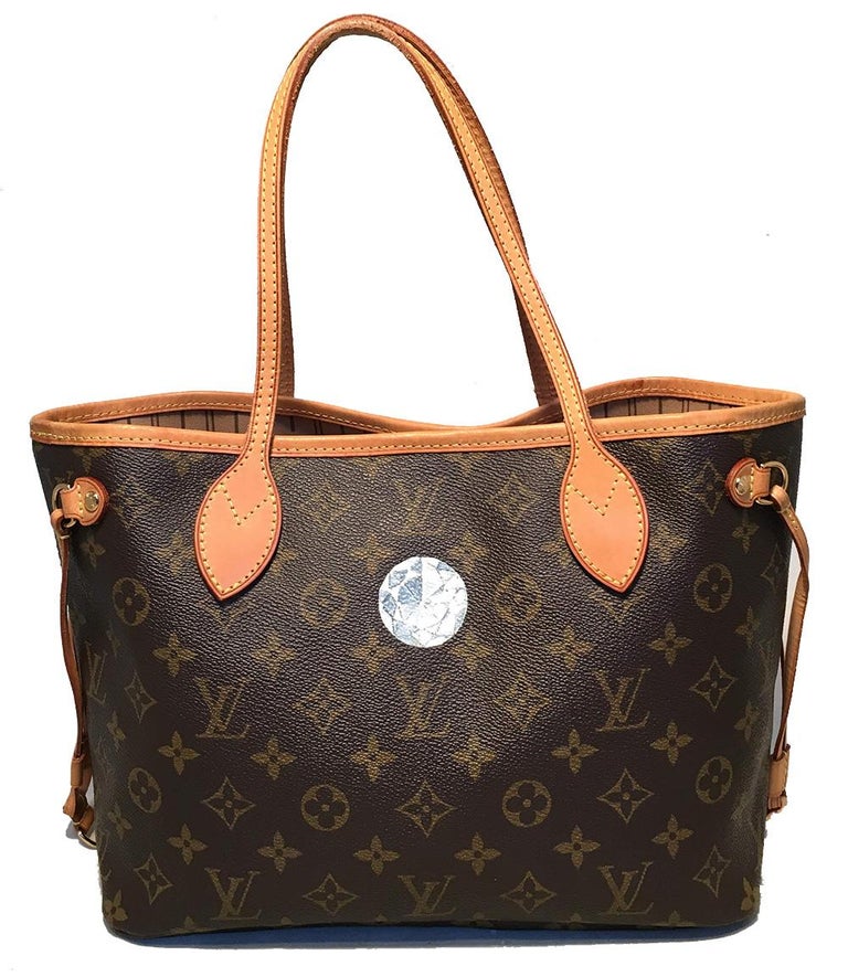 Louis Vuitton Monogram Customized Hand Painted Jewels Neverfull PM ...