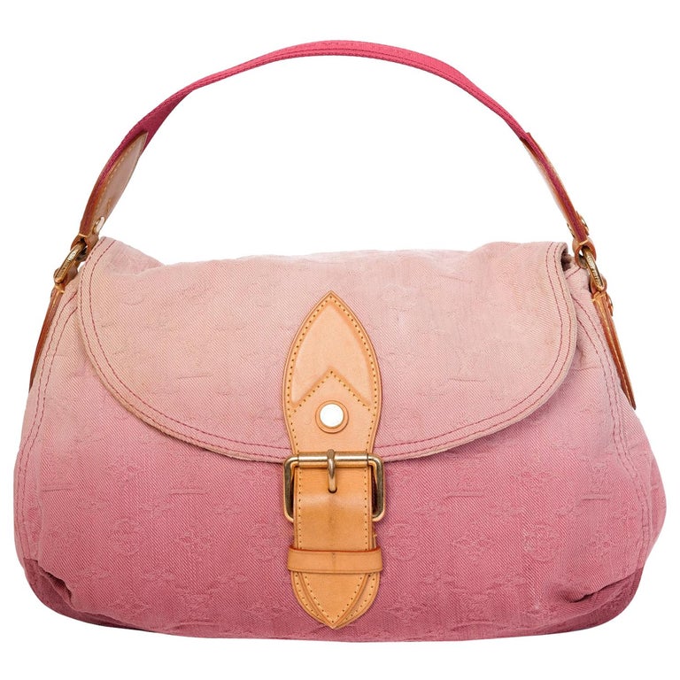 Louis Vuitton Monogram Denim Rouge Faviste Sunray Bag (2010) For Sale ...
