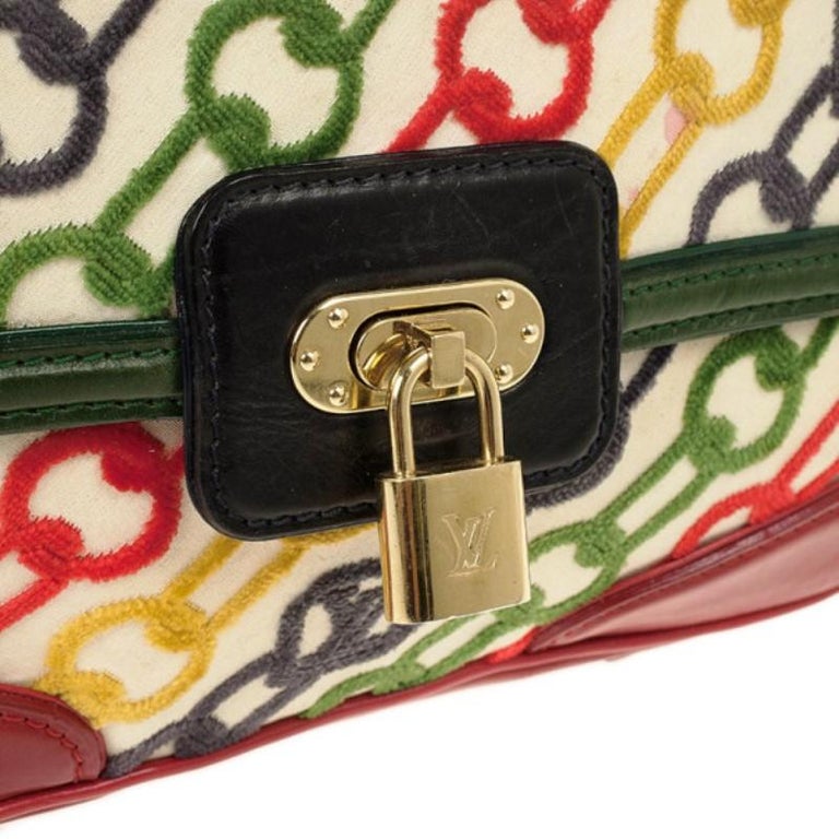 Louis Vuitton Monogram Dolly Velvet Chains Pochette at 1stDibs