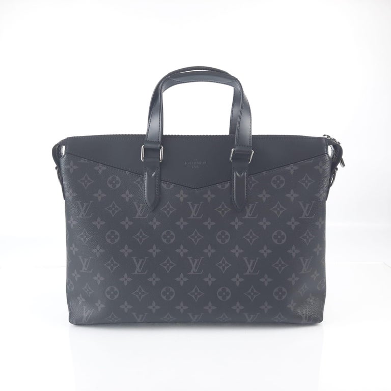 Louis Vuitton Monogram Eclipse canvas Briefcase Explorer For Sale at ...