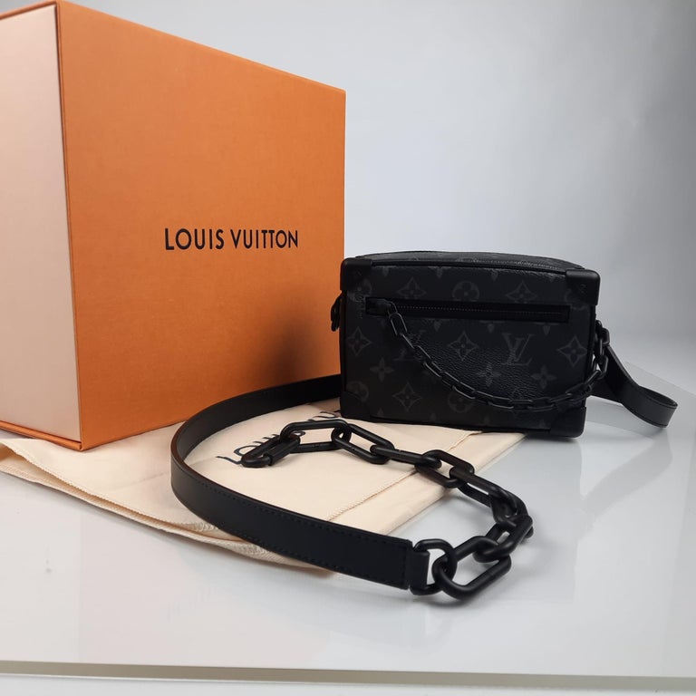 Louis Vuitton Monogram Eclipse Canvas Mini Soft Trunk For Sale at 1stDibs