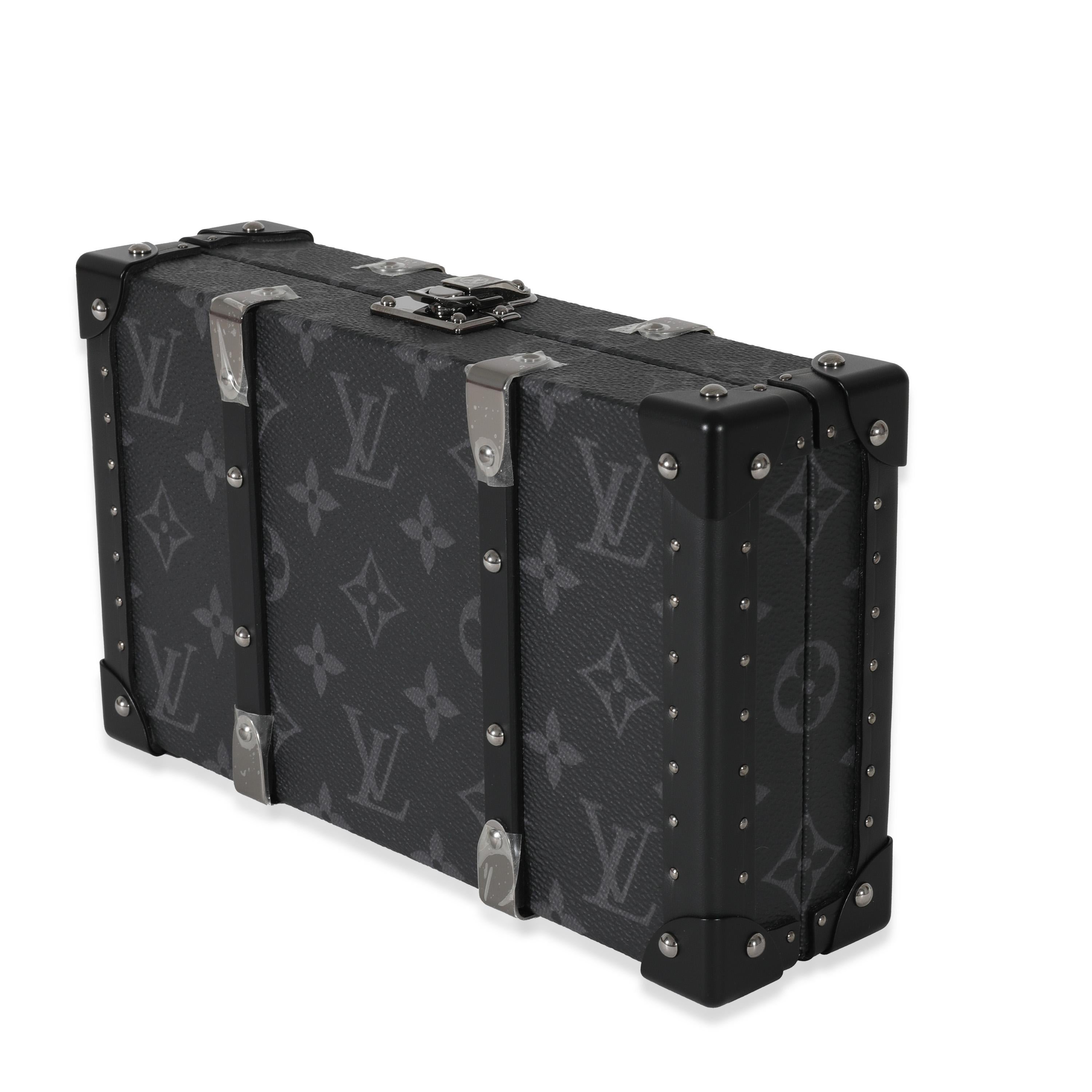 Louis Vuitton Monogram Eclipse Canvas Wallet Trunk For Sale at 1stDibs