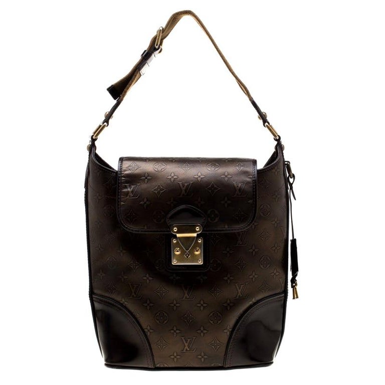 Louis Vuitton Monogram Embossed Leather Limited Edition Sergent GM Bag ...