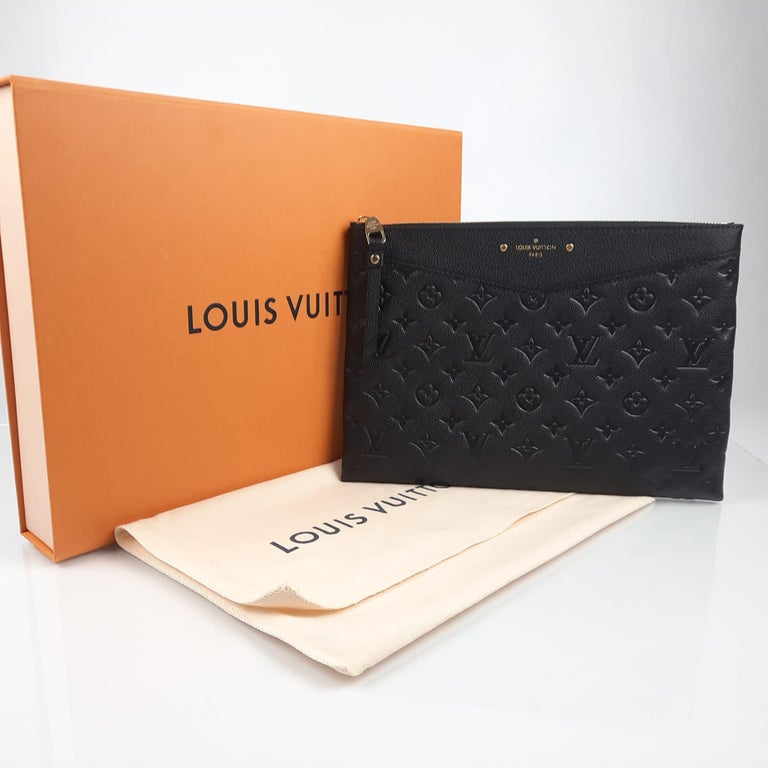 Louis Vuitton Monogram Empreinte leather Daily Pouch For Sale at 1stDibs