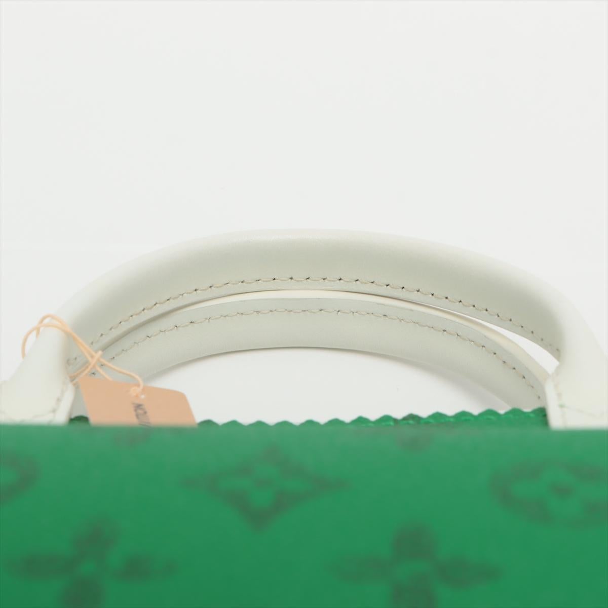 Louis Vuitton Monogram Everyday LV Liter Two-Way Bag in Green For Sale ...