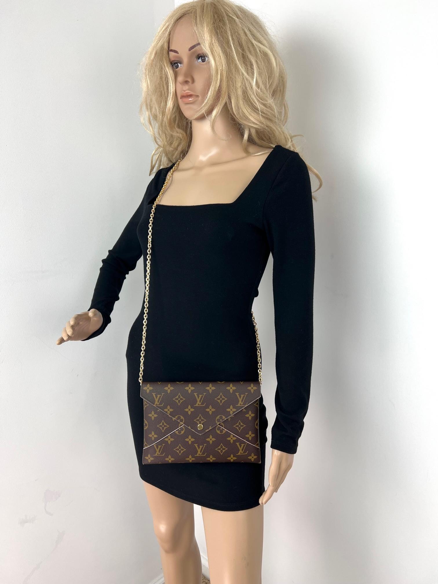 LOUIS VUITTON Monogram Large Kirigami Pochette W/Insert Crossbody ...