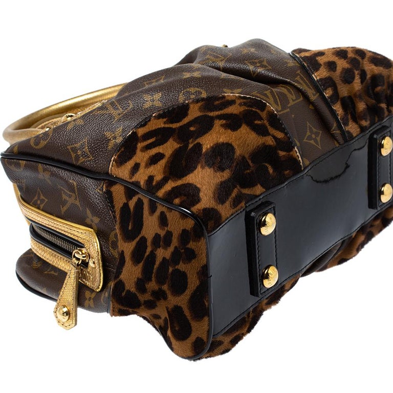 Louis Vuitton Monogram Leopard Limited Edition Adele Bag at 1stDibs ...