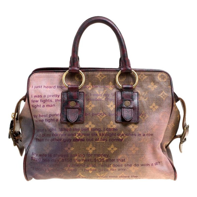 Louis Vuitton Monogram Limited Edition Richard Prince Graduate Jokes ...