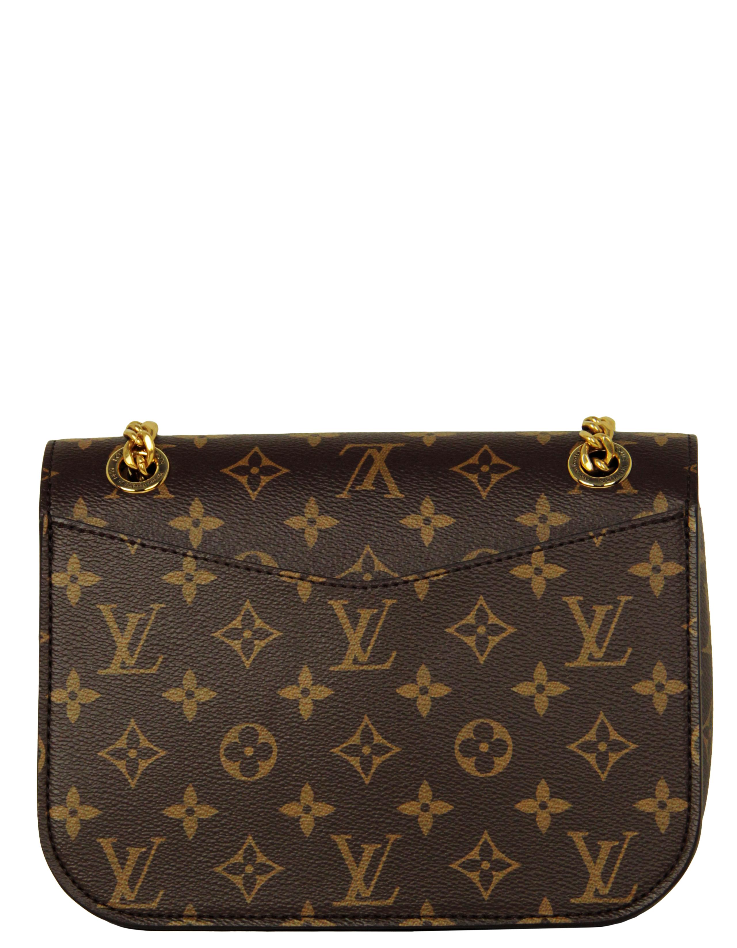 Louis Vuitton Monogram Logo Passy Flap Crossbody Shoulder Bag For Sale ...