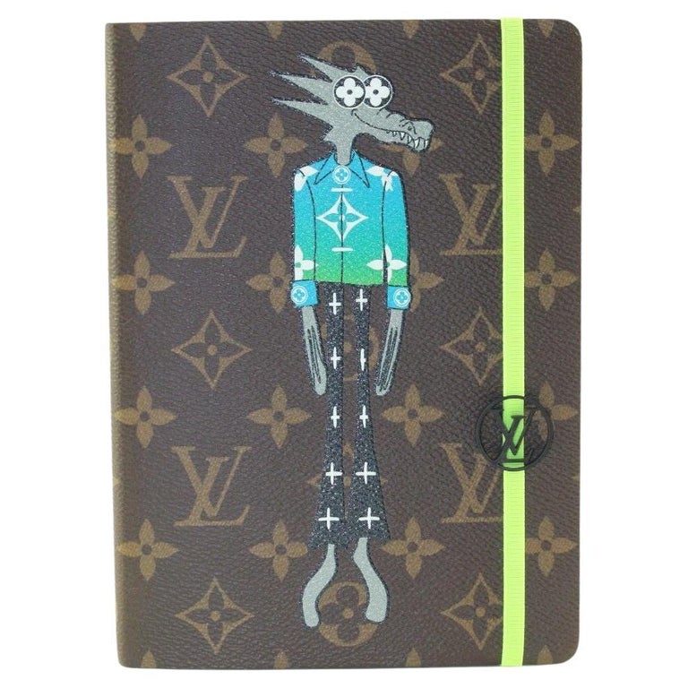LOUIS VUITTON Monogram LV Friends Clemence Notebook Virgil Abloh Wolf ...